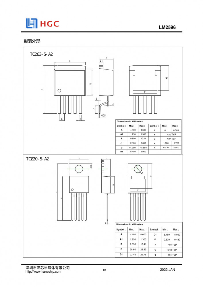 LM2596S-ADJ/TR datasheet page 10