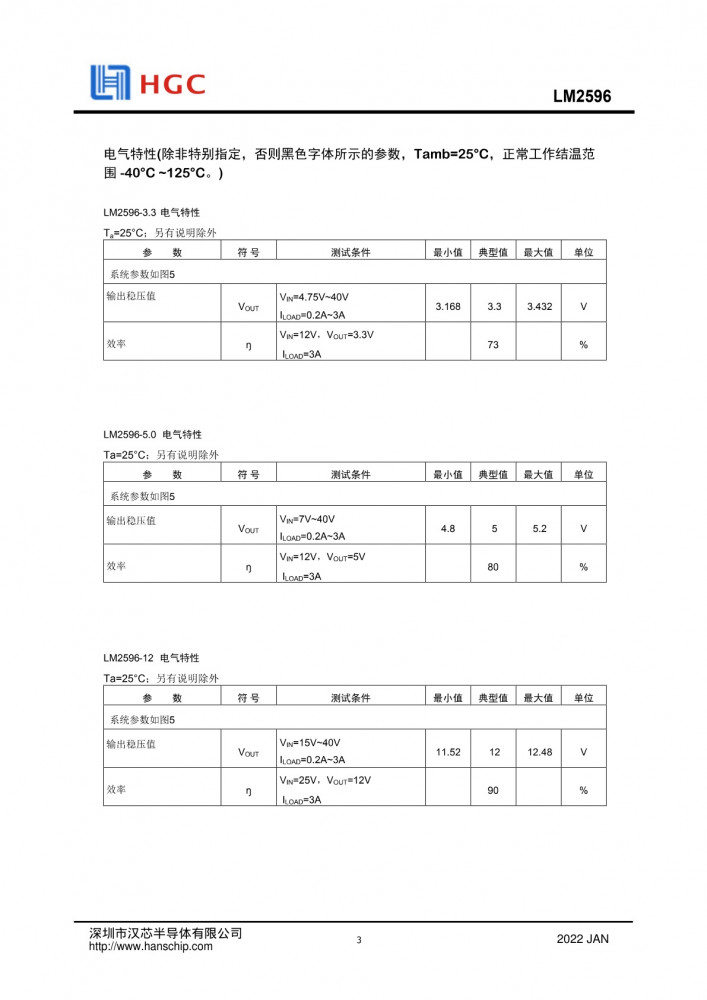 LM2596S-ADJ/TR datasheet page 3