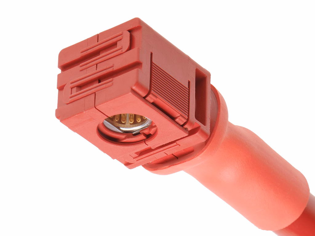 SW1-to-SW1 Off-the-Shelf (OTS) Cable Assembly, 8.00mm Diameter, Female, 1000.00mm Length, 1/0 AWG, Red for sale