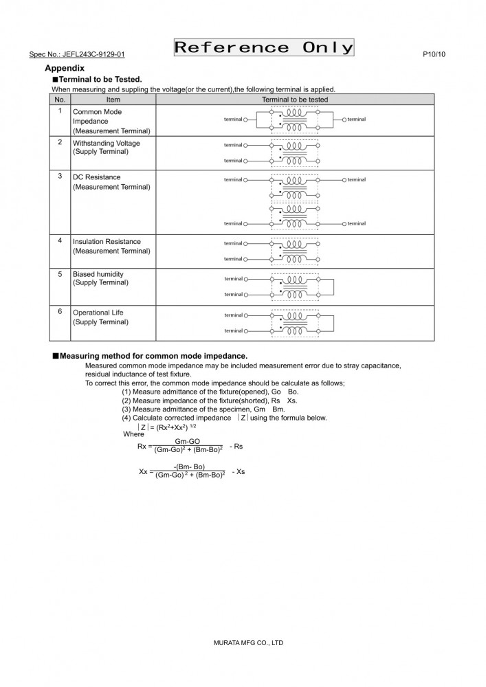 DLW21SH391XQ2L reference specification page 10