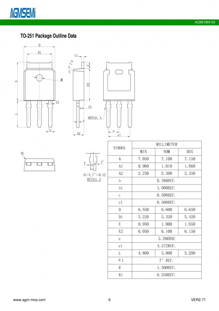 AGM18N10I datasheet page 6