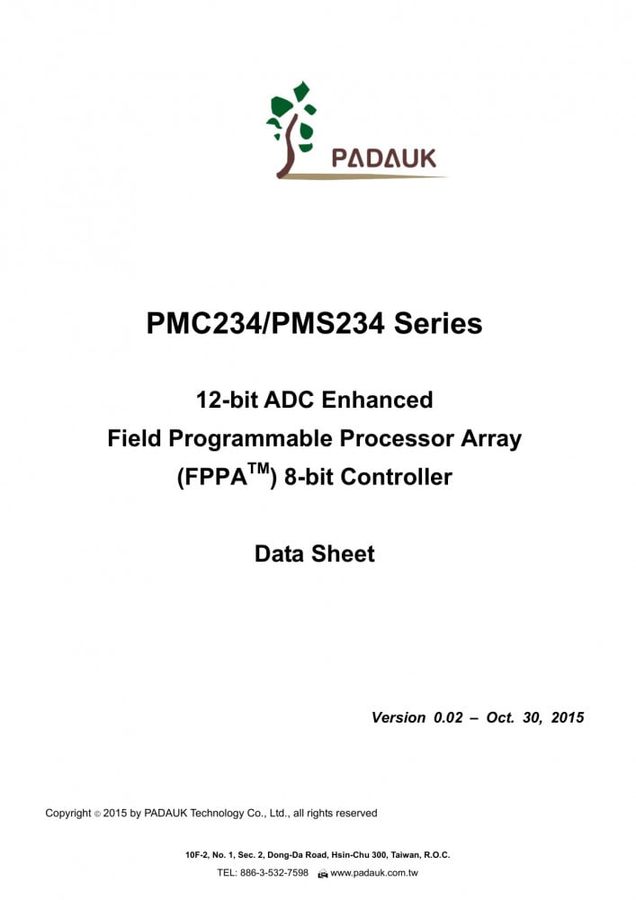 PMC234 datasheet preview page 1
