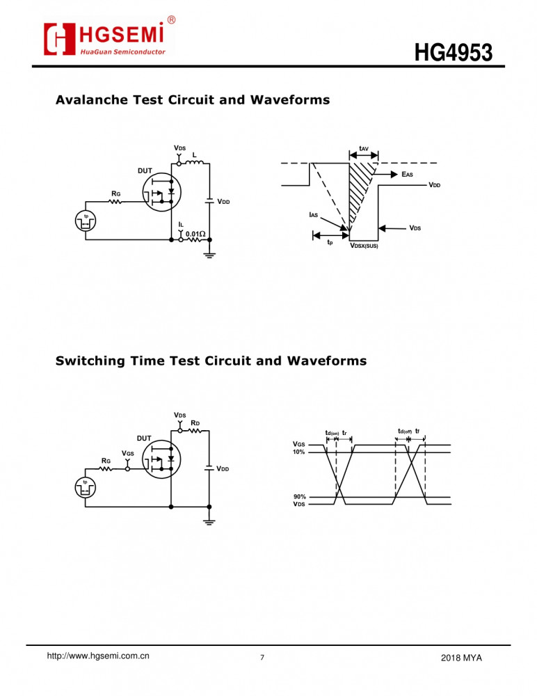 HG4953M/TR datasheet page 7