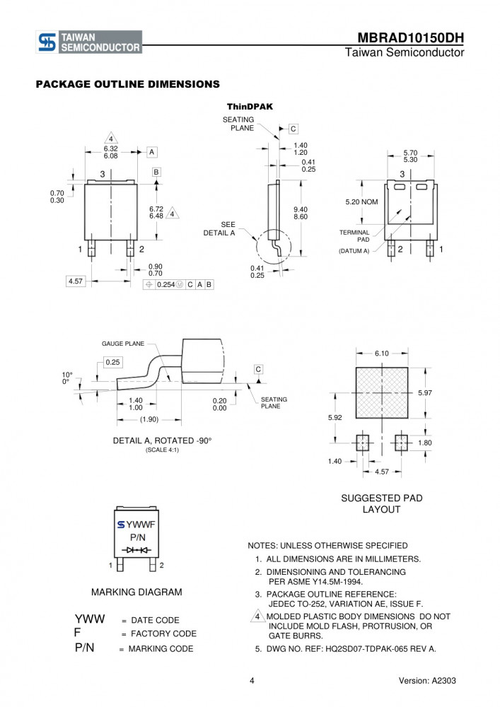 MBRAD10150DH datasheet page 4