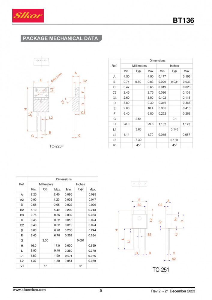 BT136S-800E datasheet page 5
