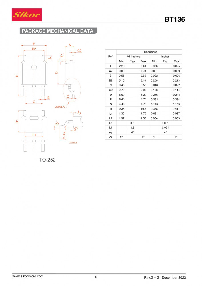 BT136S-800E datasheet page 6
