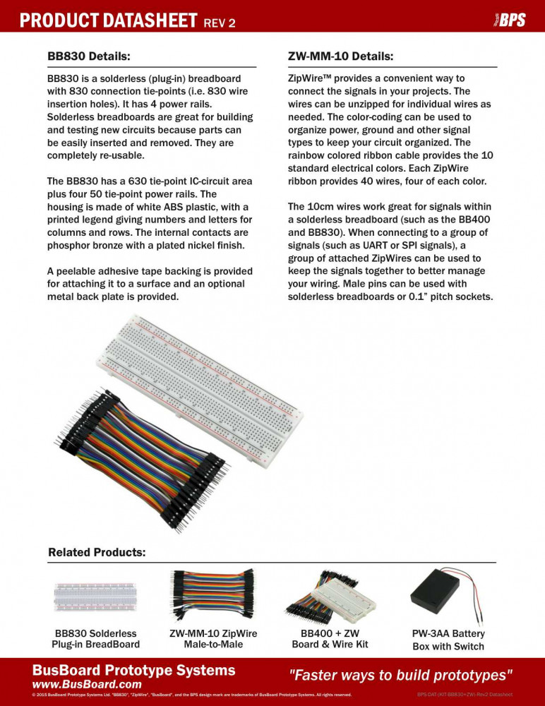 KIT-BB830+ZW product documentation image 2