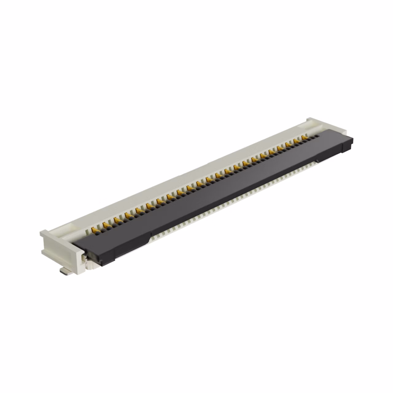Easy-On FFC/FPC Connector, 1.00mm Pitch, FD19 Series, Right-Angle, Bottom Contact, 1.90mm Height, 23 Circuits, 150°C Operating Temperature,  Gold over Nickel Plating for sale