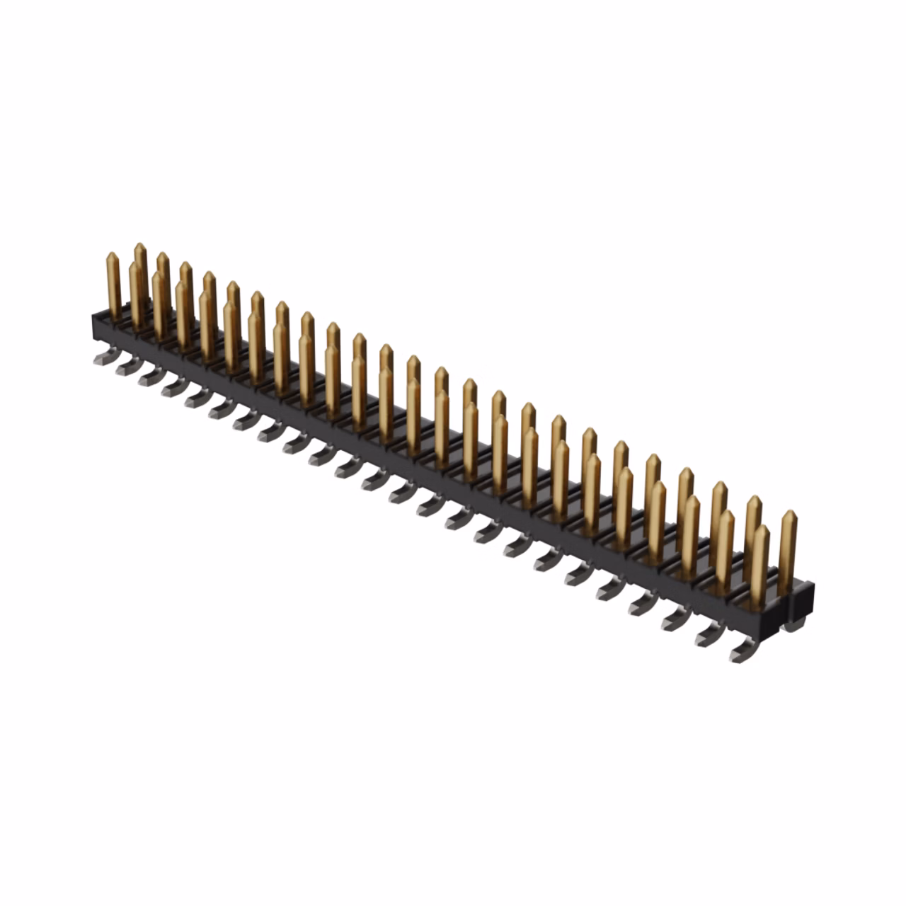 Milli-Grid Header, Vertical, Surface Mount, 48 Circuits, 0.76µm Gold (Au) Plating, Mating Pin Length 3.80mm, Tube, Lead-Free for sale