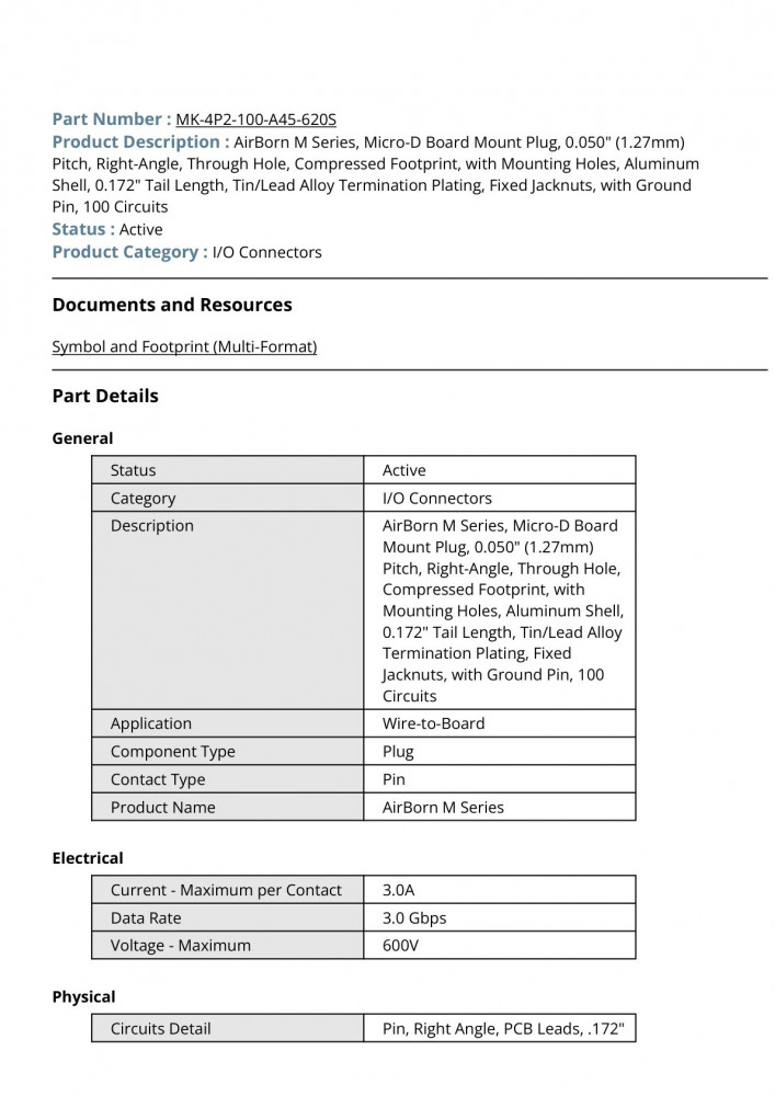 MK-4P2-100-A45-620S technical document image, page 1