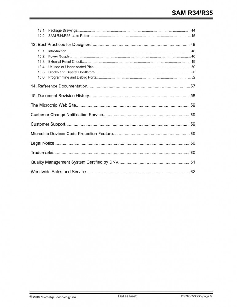 ATSAMR34J18 datasheet page 5