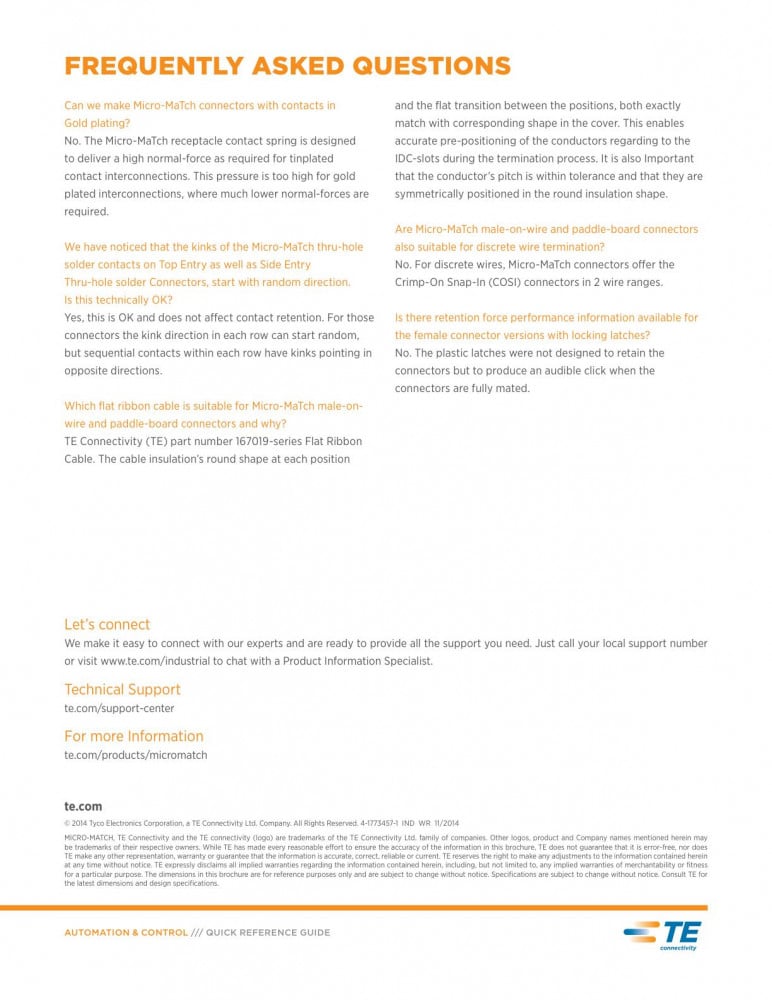 TE Micro-MaTch product reference page 6