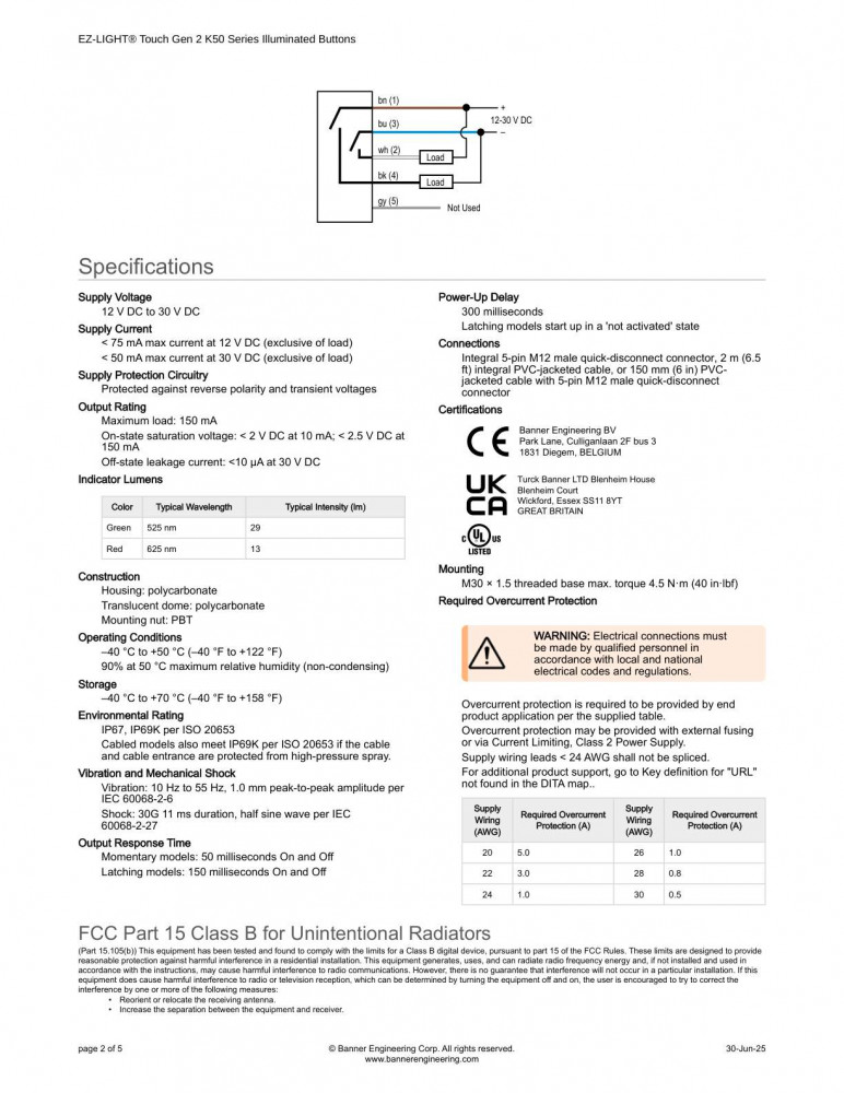 K50ABT2XGHQ technical document page 2