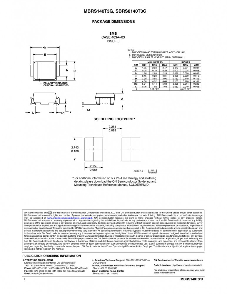 MBRS140T3G datasheet page 4