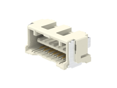 1.50mm Pitch CLIK-Mate Wire-to-Board PCB Receptacle, Single Row, Surface Mount, Vertical, 0.10µm Gold (Au) Plating, 7 Circuits, Black