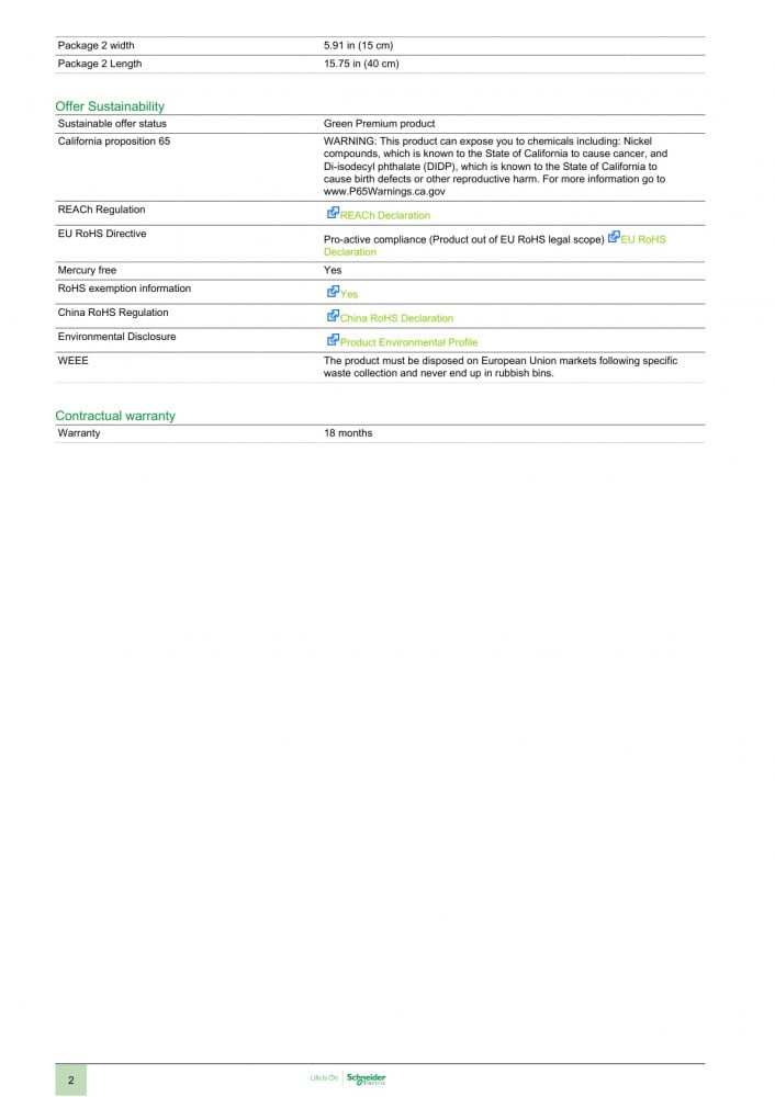 9001KS11FBH5 technical document page 2
