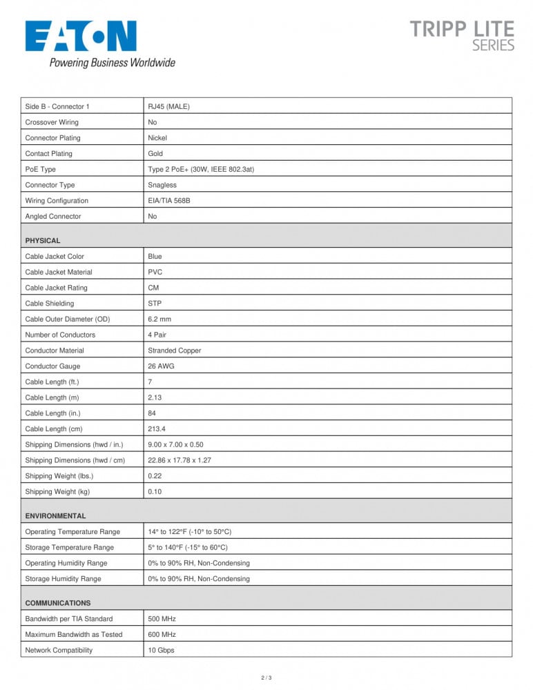 N262-007-BL technical document page 2