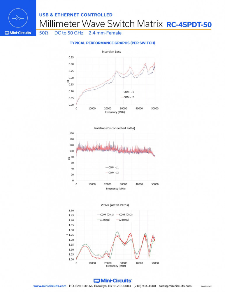 RC-4SPDT-50 technical document page 4