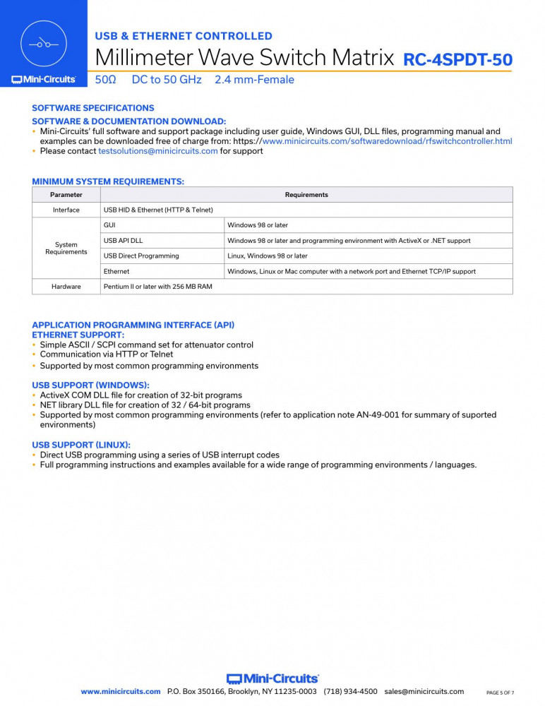 RC-4SPDT-50 technical document page 5