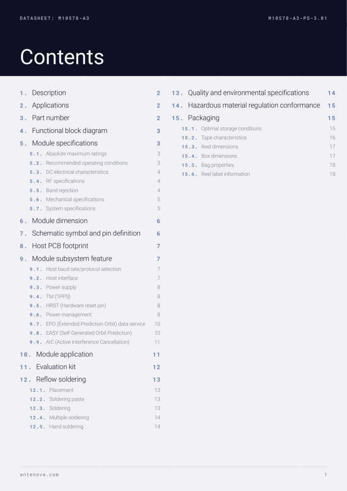 M10578-A3 datasheet page 2