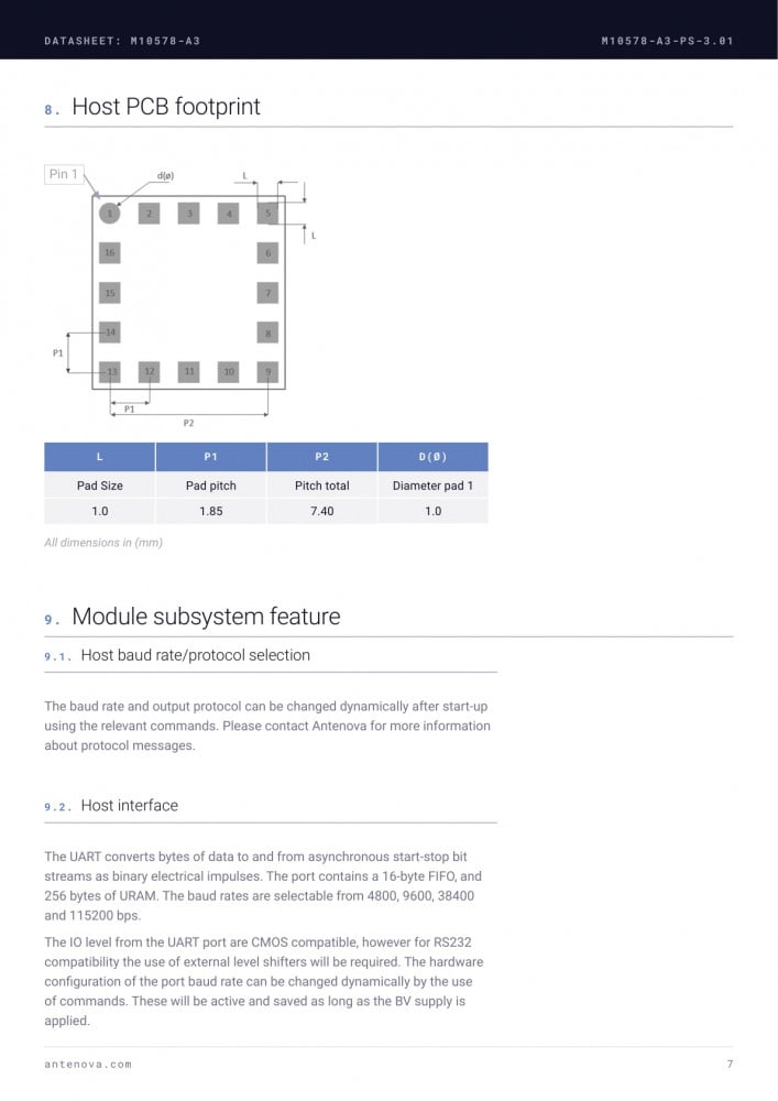 M10578-A3 datasheet page 8