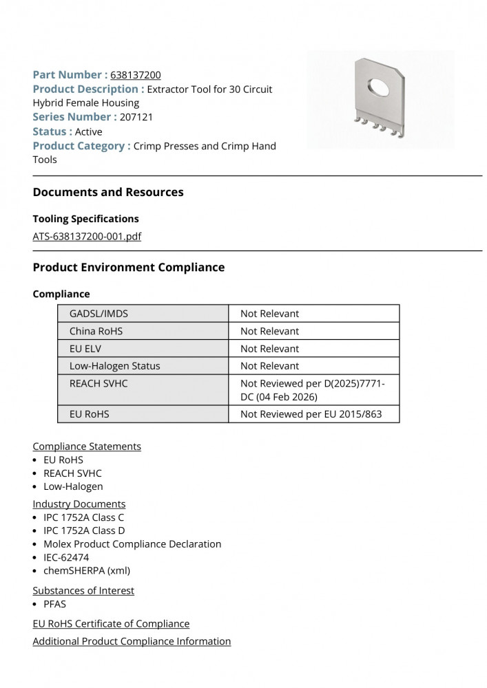 638137200 tooling document page 1