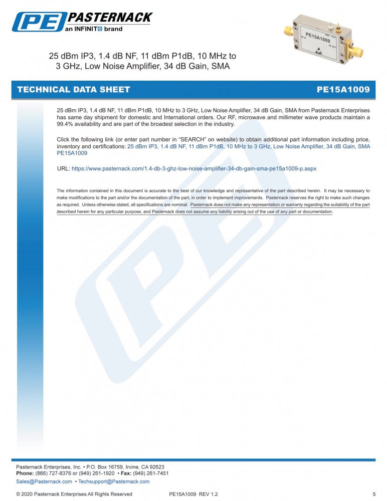 PE15A1009 datasheet page 5