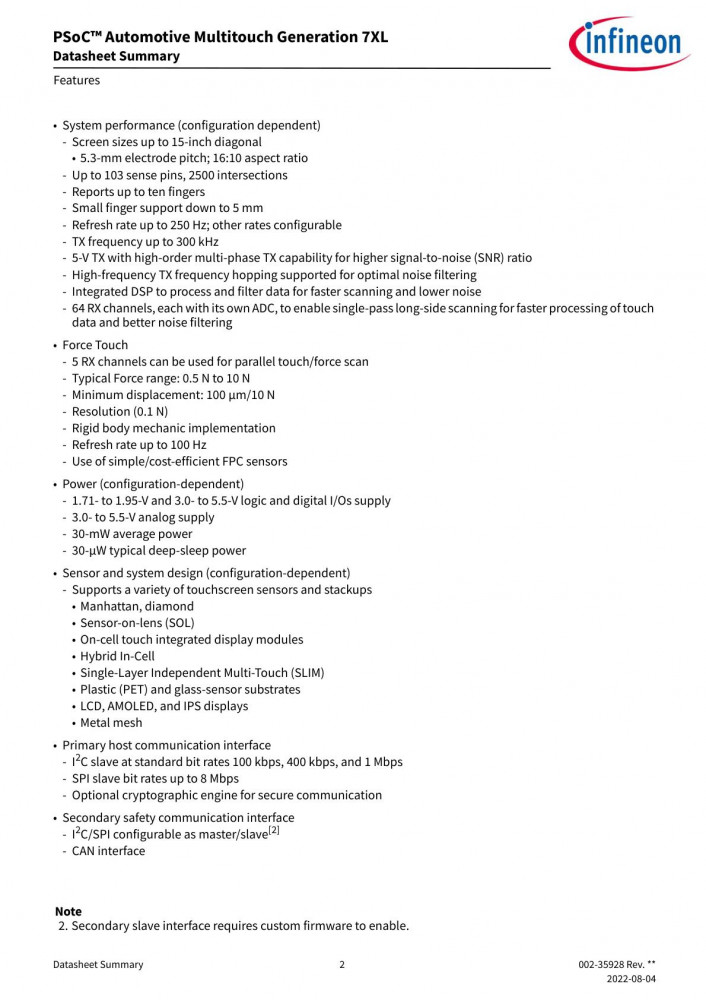 CYAT817X datasheet page 2