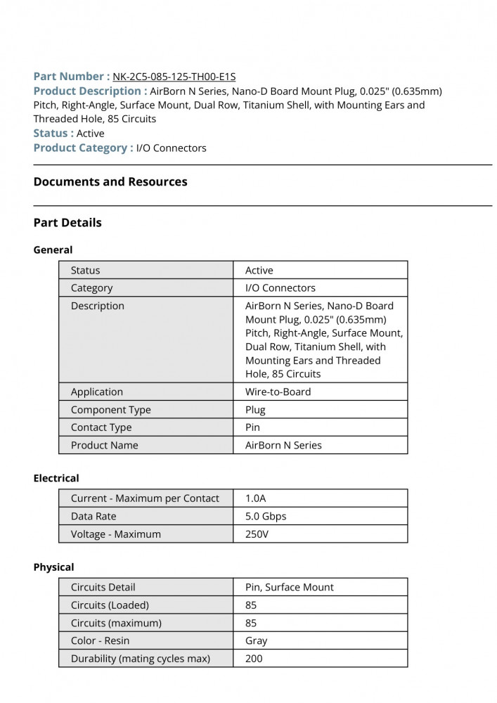 Technical document image, page 1