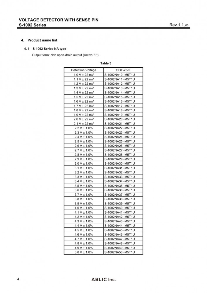 S-1002 datasheet page 4