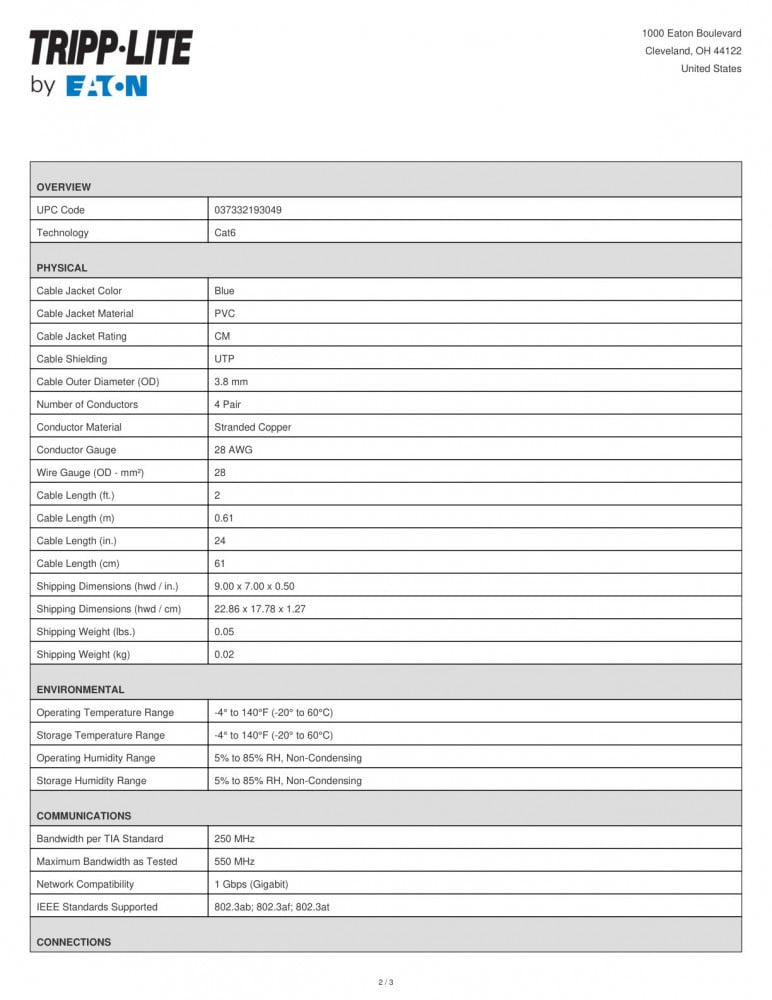 N201-S02-BL technical document page 2