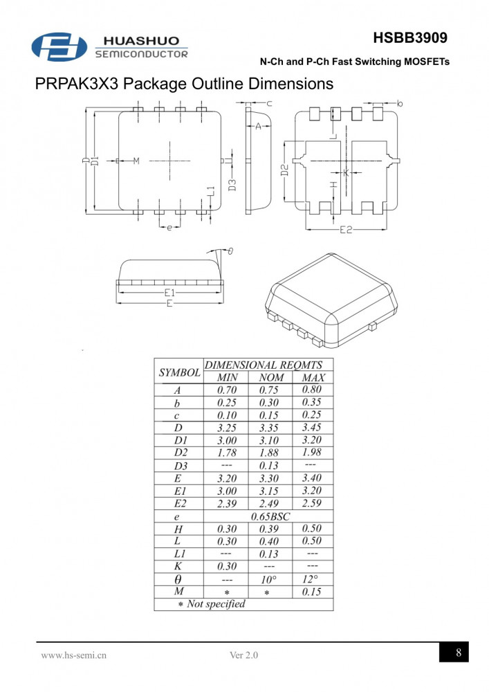 HSBB3909 datasheet page 8