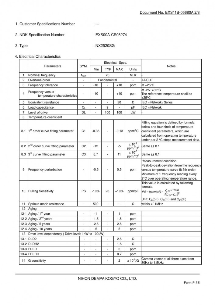EXS00A-CS08274 specification page 2