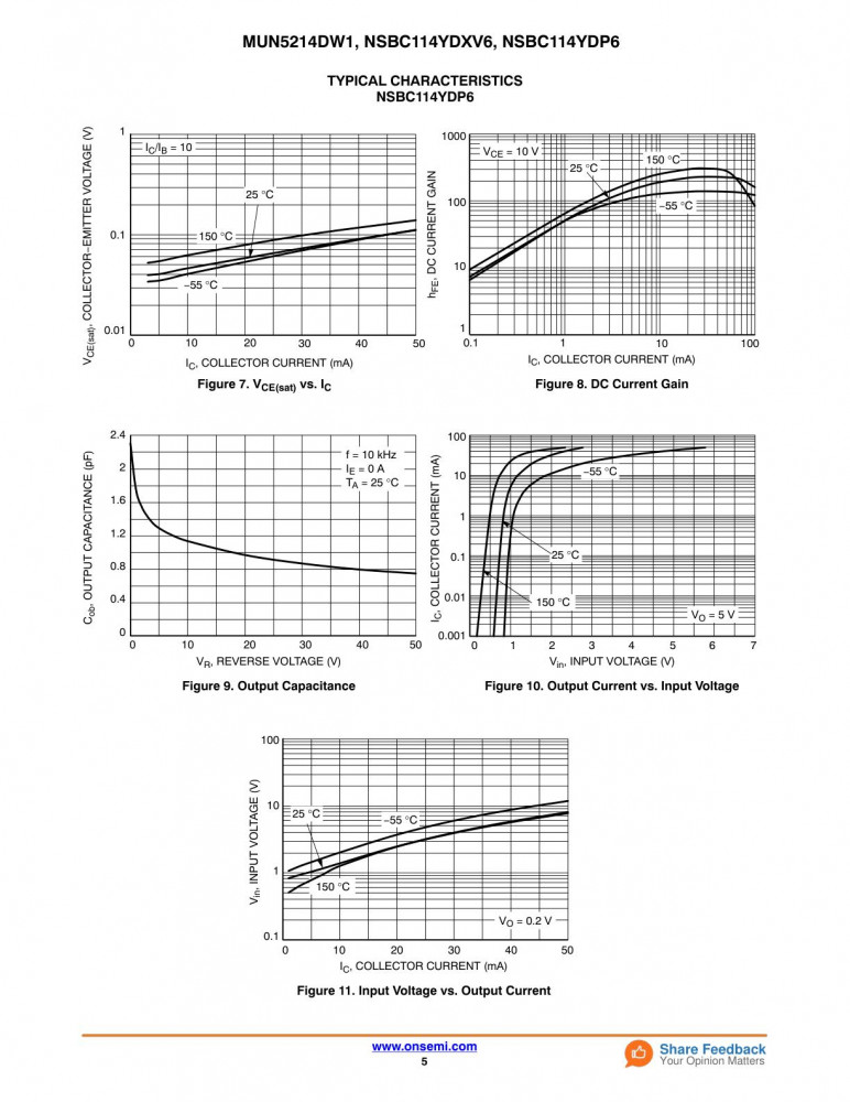 MUN5214DW1T1G datasheet page 5