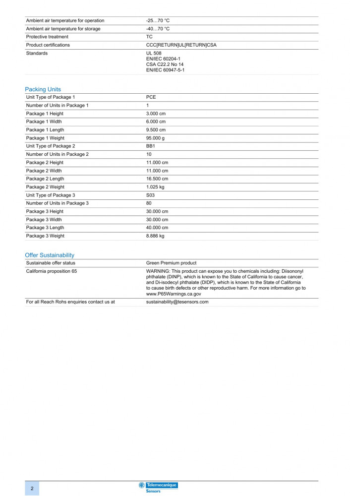 XCNT2128P16TQ technical document page 2