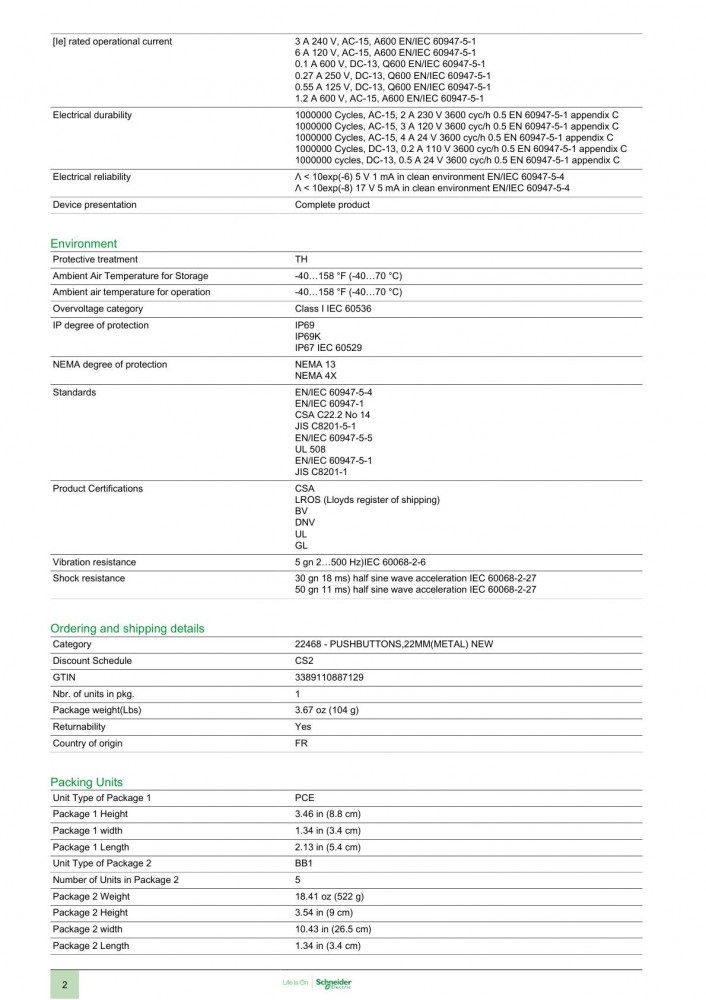 XB4BJ53 technical document page 2