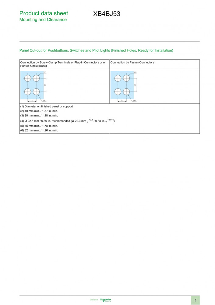 XB4BJ53 technical document page 5
