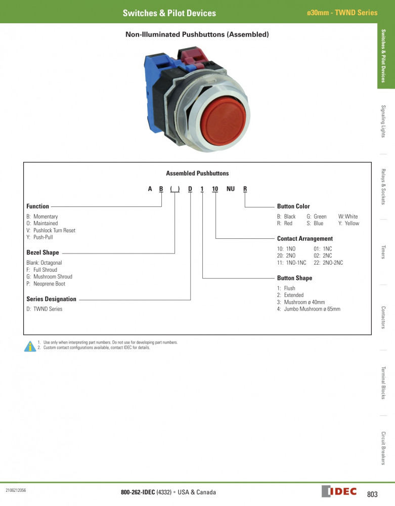 IDEC TWND catalog page 3
