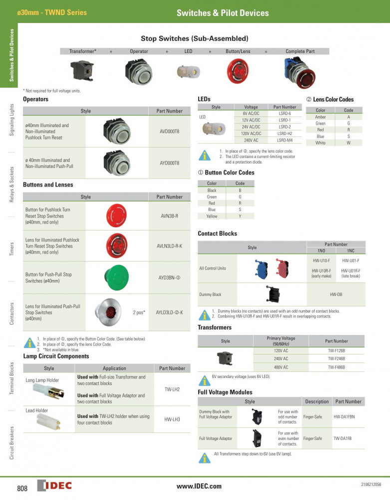 IDEC TWND catalog page 8