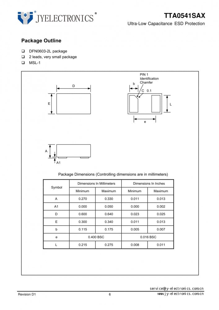 TTA0541SAX datasheet page 6