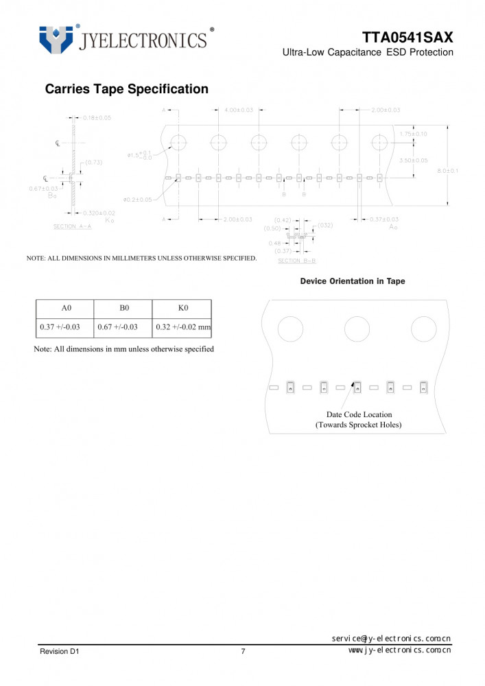 TTA0541SAX datasheet page 7