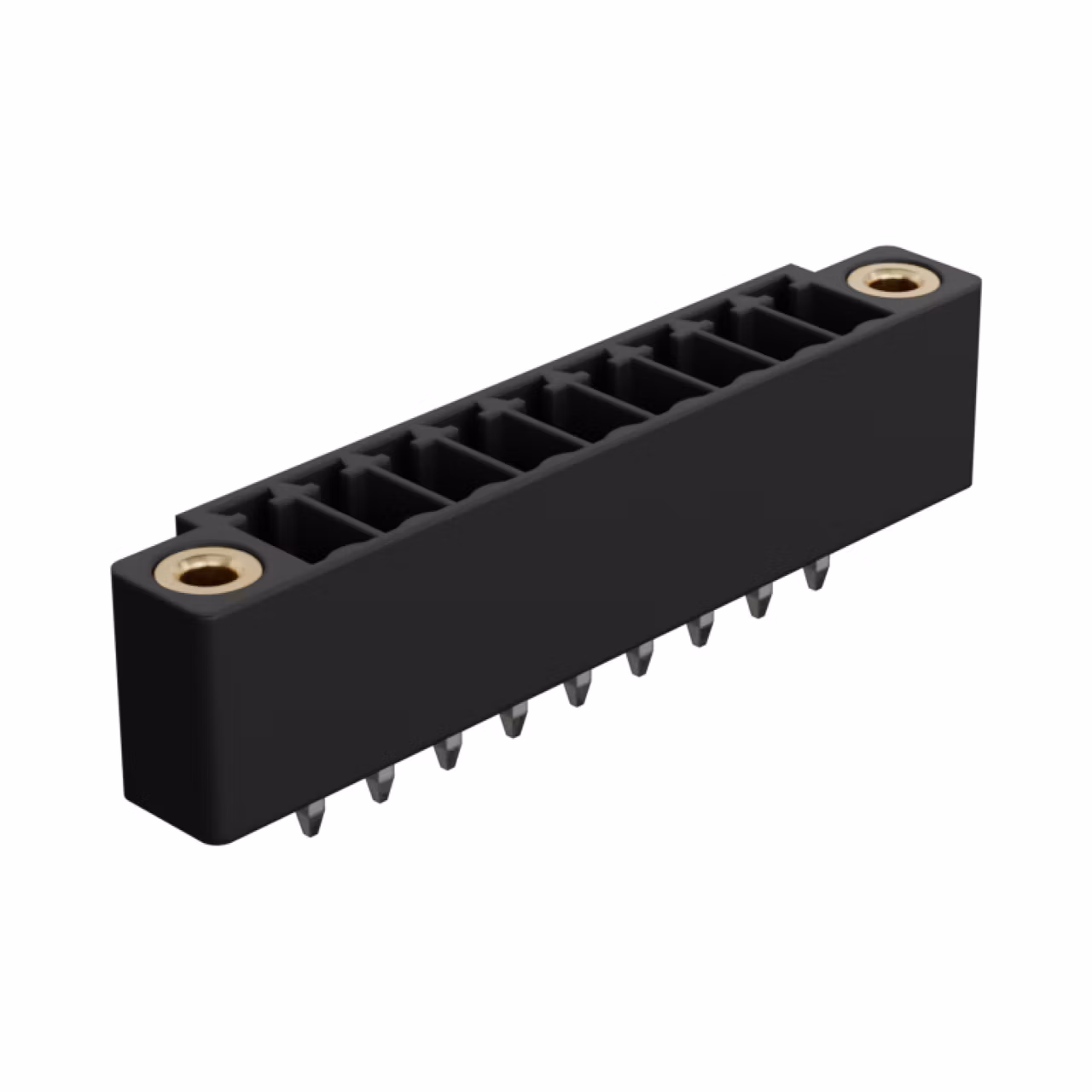 3.50mm Pitch Eurostyle Vertical PCB Header, with Threaded Retention Inserts, 9 Circuits for sale
