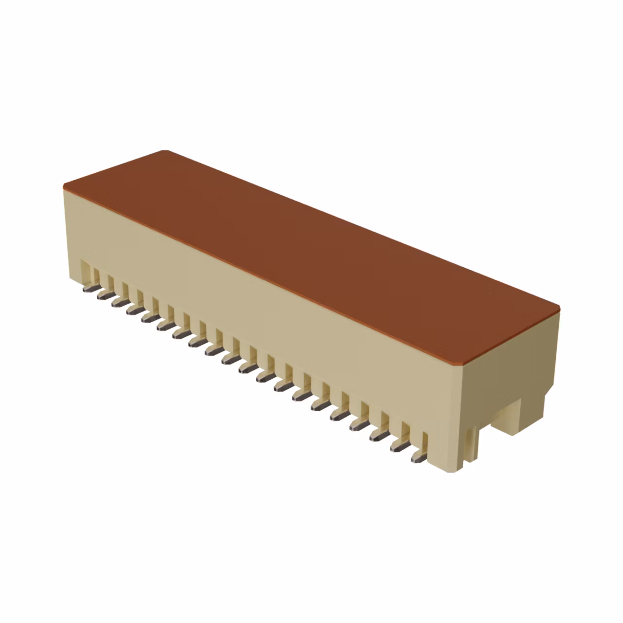 Spot-On Wire-to-Board Header with Nail, 2.00mm Pitch, Dual Row, Vertical, 40 Circuits, with Potting Capability, Matte Tin (Sn) Plating, Vacuum Pick-Up Tape, Natural for sale