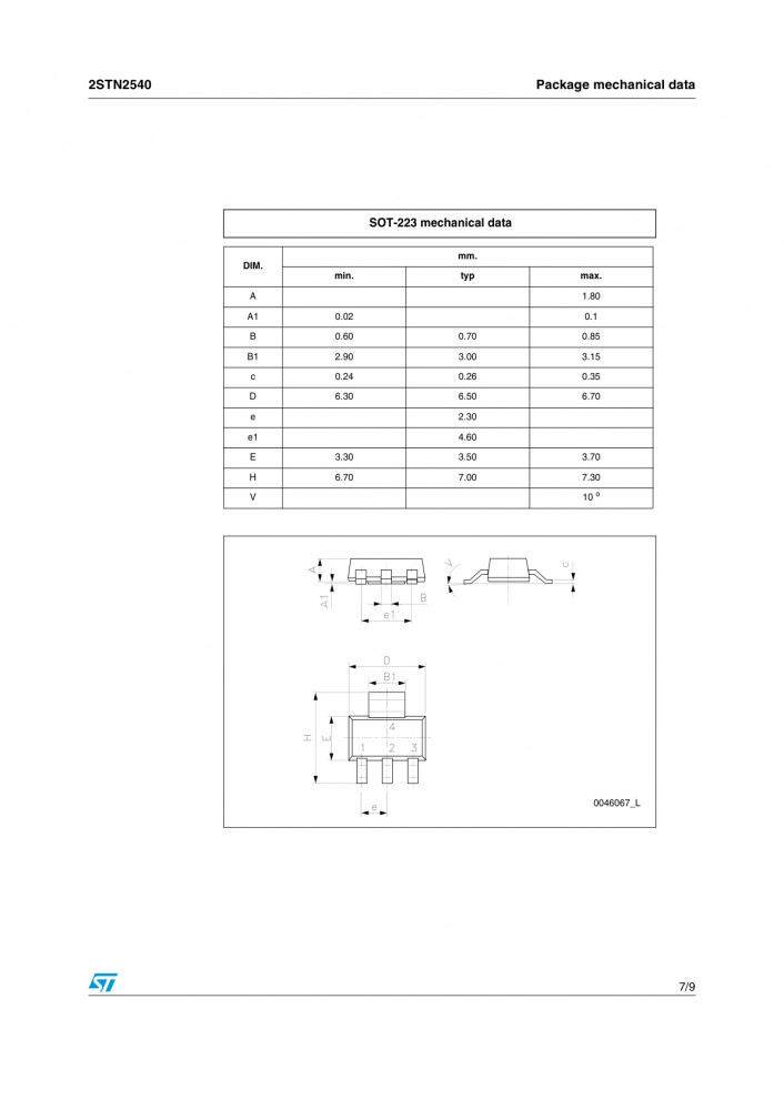 2STN2540 datasheet page 7