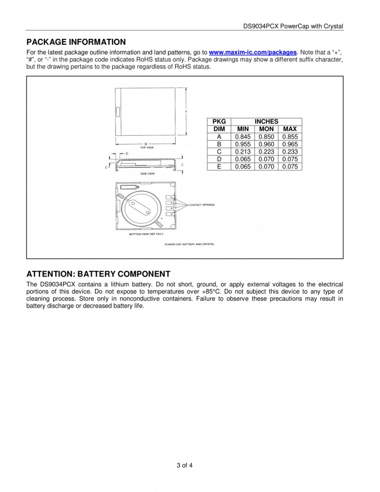 DS9034PCX technical document page 3