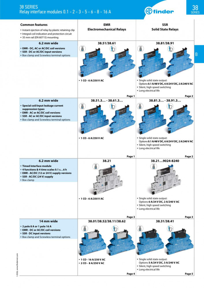 38 series relay interface module document page 3