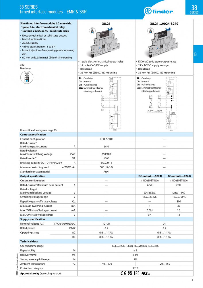 38 series relay interface module document page 7