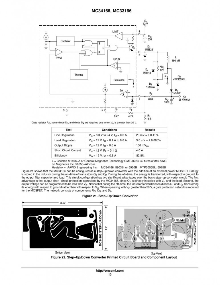 MC33166 datasheet page 10