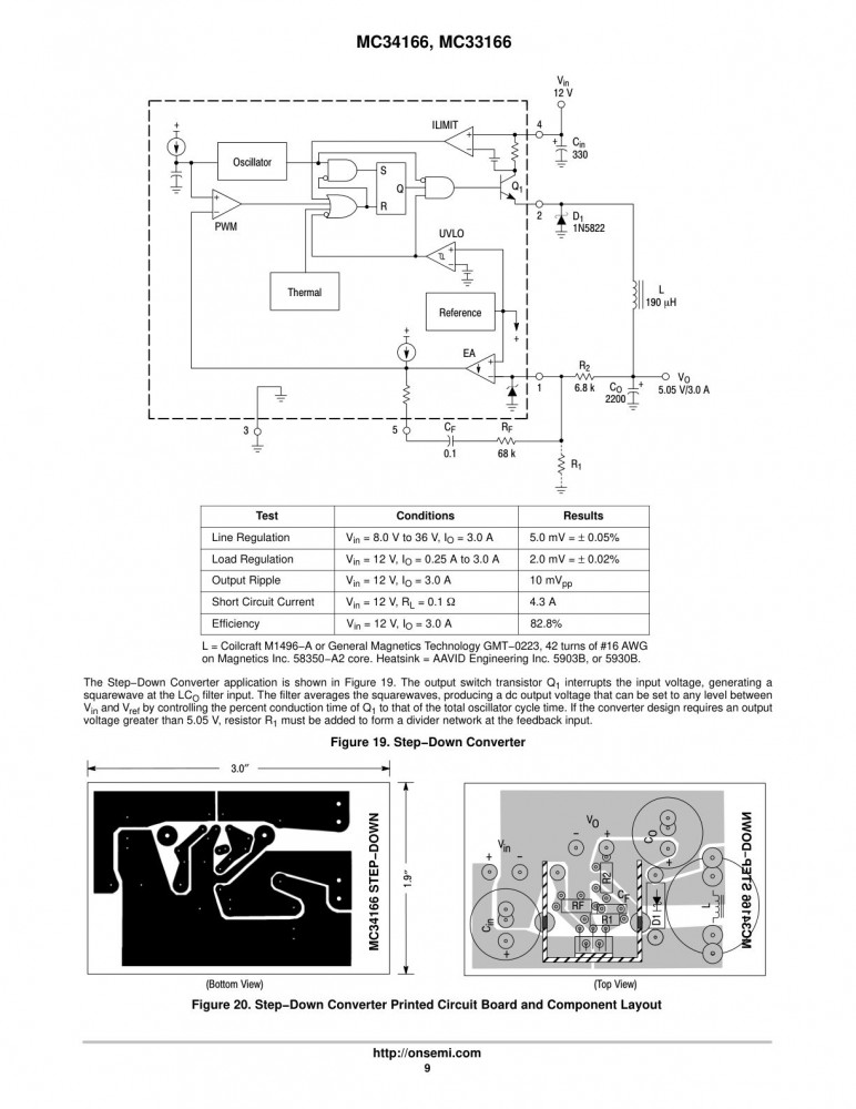 MC33166 datasheet page 9
