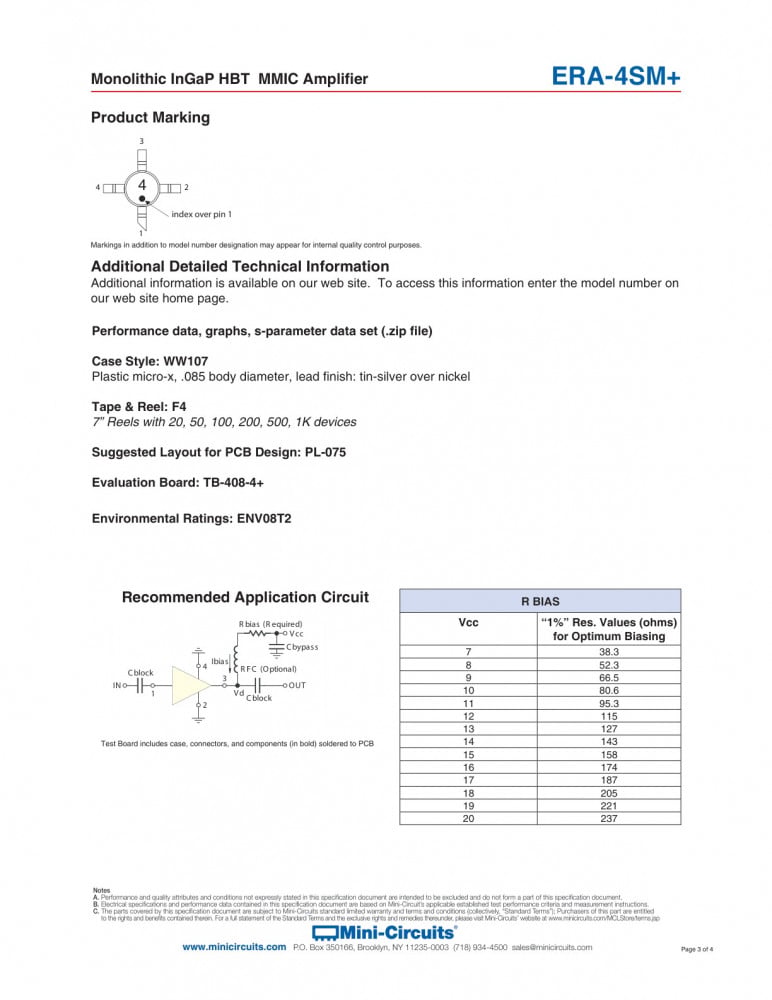 ERA-4SM+ datasheet page 3